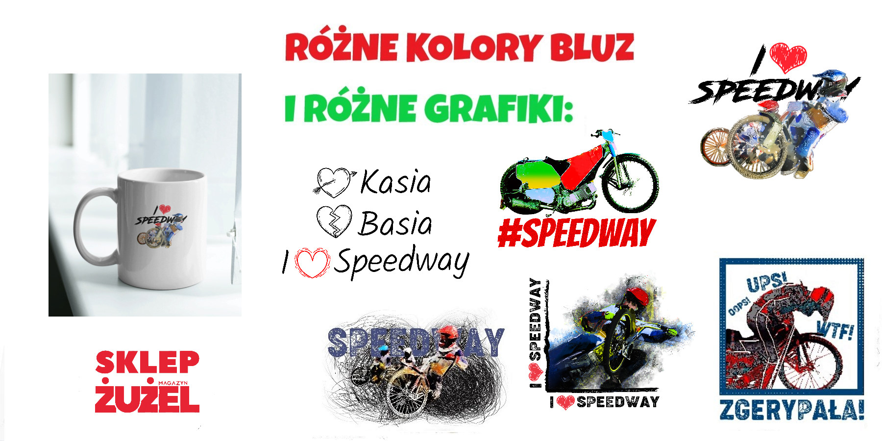 Kubek kibica z żużlową grafiką MZ20 I SPEEDWAY - Sklep Magazyn Żużel